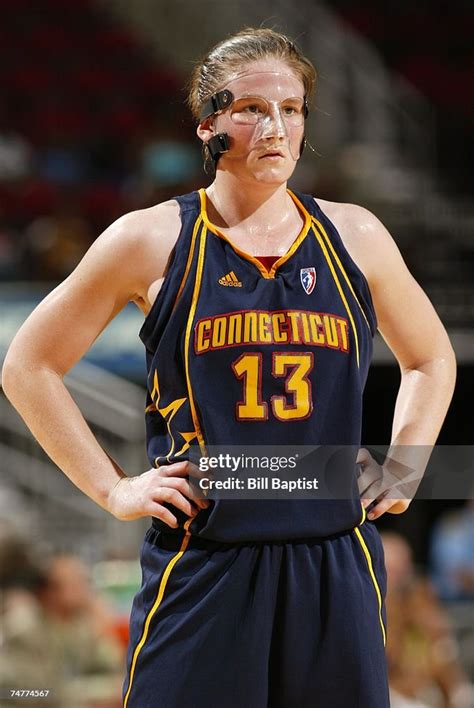 Lindsay Whalen Of The Connecticut Sun Stands On The Court During The
