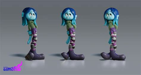 Early Concept Material For Developing Rubys On Screen Look R