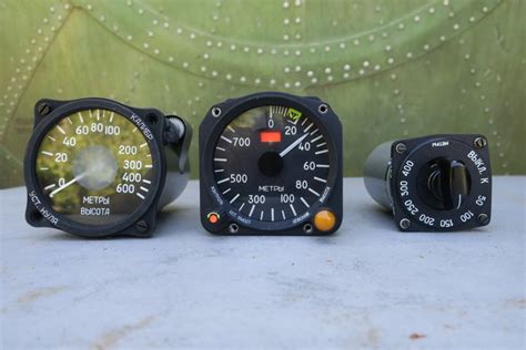 Three Aircraft Indicators Cockpit Mi 8 An 2 Steel Catawiki