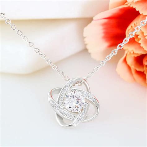 To Wife From Grumpy Husband Love Knot Necklace Seseable
