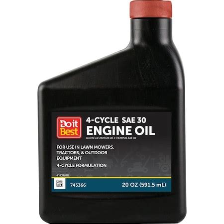 Do It Best 20 Oz Sae 30 4 Cycle Engine Oil Dblm20s Zoro