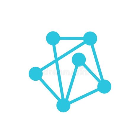 Algorithm Symbol Blue Sign On White Background Stock Vector Illustration Of Software