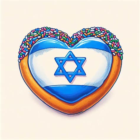 ציור של סופגניה בצורת לב יויו תמונות