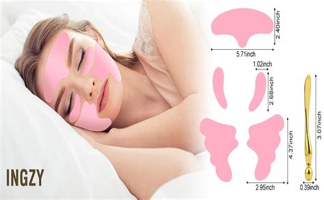 Ingzy Reusable Silicone Wrinkle Patches Kit Face And Forehead Wrinkle Patches With