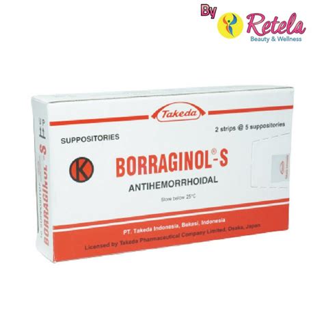 Jual Borraginol S Supp 1 Strip 5 Suppositoria Shopee Indonesia