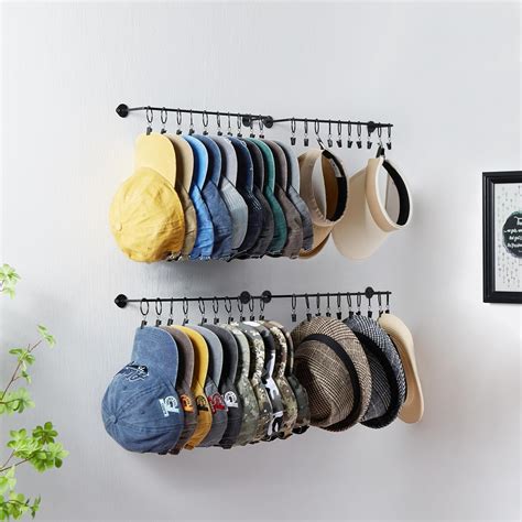 Hat Rack Wall Cap Organizer Baseball Hat Racks Display