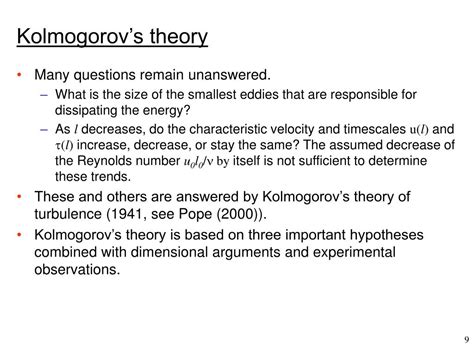 ppt lecture 9 kolmogorov s theory applied computational fluid