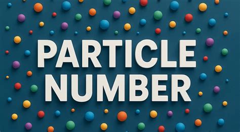 Particle Number Formula And Example Calculation