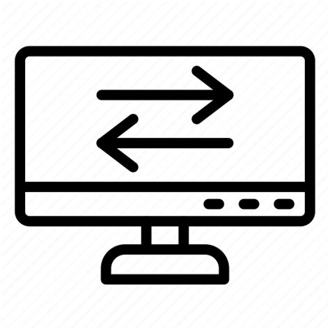 Data Transfer Screen Transfer Data Technology Transfer Icon Download On Iconfinder