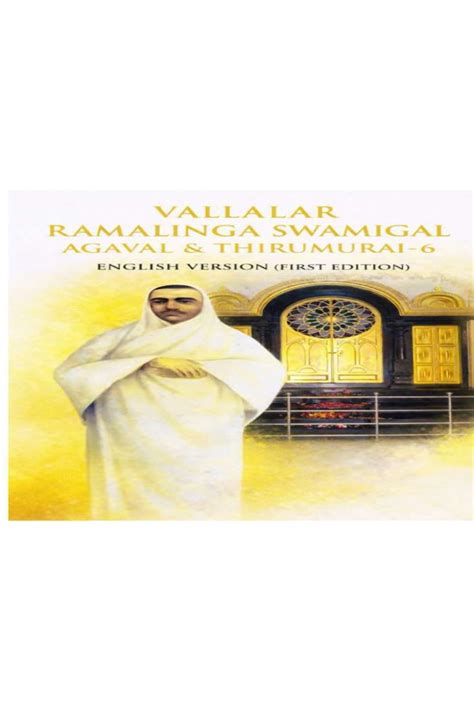 Vallalar Ramalinga Swamigal Agaval And Thirumurai 6 S Mr Sugumar Amazon Sg Books