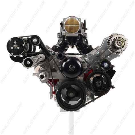 Ict Billet Black Powder Coated Ls Truck Ac Compressor Bracket Kit For Ls Engines Ls1 Ls3