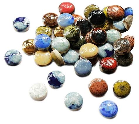 The Good Sport Craft Multifunctional Round Mix Ceramic Patch Mosaic