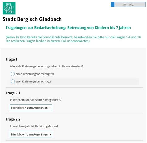 Stadt Befragt Familien Zu Kita Und Ogs Bedarf Bürgerportal Bergisch