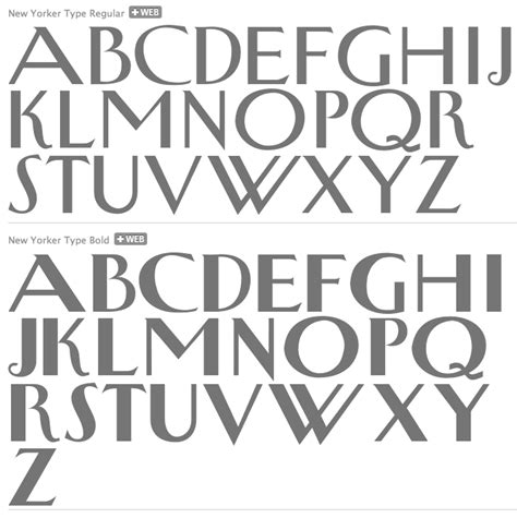 The New Yorker Font