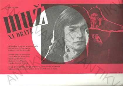 Muž Na Drátě Film Plakát A4 Jiří Bartoška Aukro
