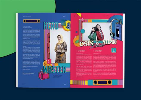 Retro Yearbook Layout Concept On Behance