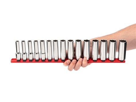 12 Inch Drive Deep 12 Point Socket Set 10 24 Mm Tekton