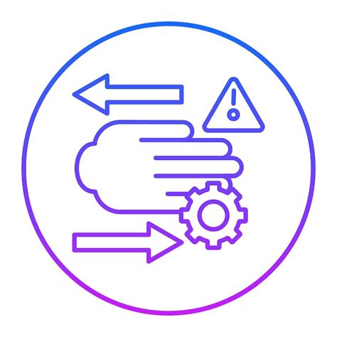 Icône De Transfert De Risque Vecteur Premium