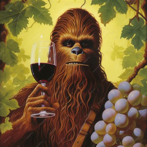 Premium Photo Wookiee Wonders Captivating Handdrawn Psychedelic Comic