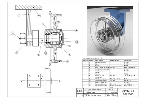 Rueda Loca Catia V5 Solidos