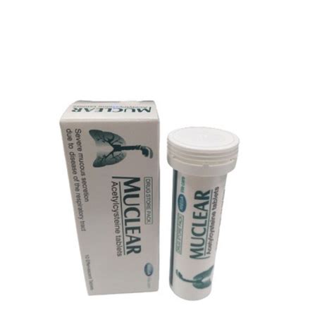 Muclear มิวเคลียร์ หลอด 10 เม็ด ละลายเสมหะ Hunsapharma Thaipick