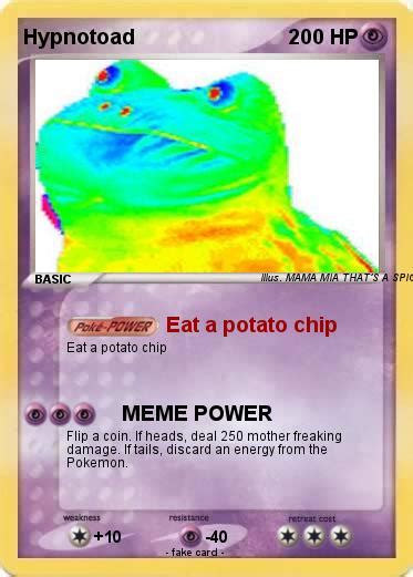 Pokémon Hypnotoad 15 15 Eat A Potato Chip My Pokemon Card