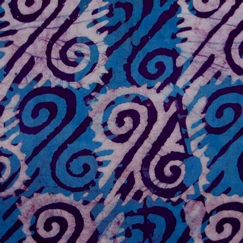 Hand Dyed Ethnic African Fabric Wax Batik Tissu Africain Tissu Africaine