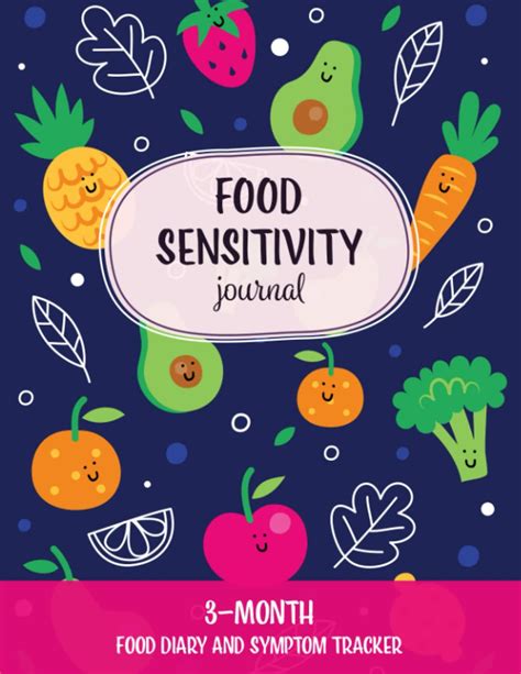 Food Sensitivity Journal Cute 3 Month Food Diary And Symptom Tracker