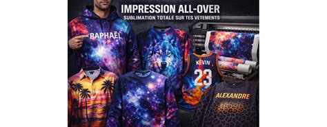 Impression All Over Sublimation Textile And Vêtements Full Print