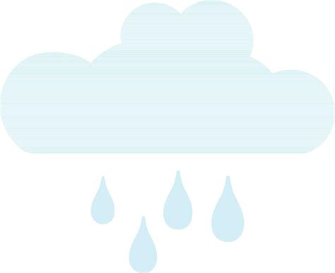 Illustration Of Coud With Rain Drop 24332390 Vector Art At Vecteezy