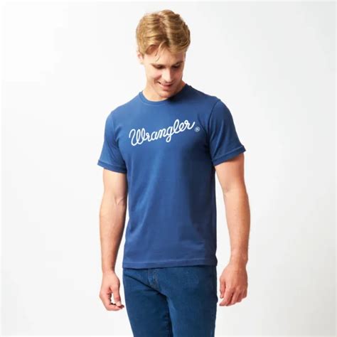 Wrangler Dark Navy T Shirt Trailsaddles