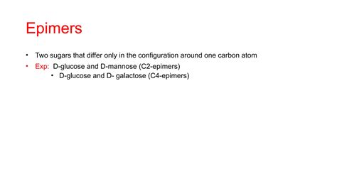 Classification Of Carbohydrates Monosaccharides Pptx