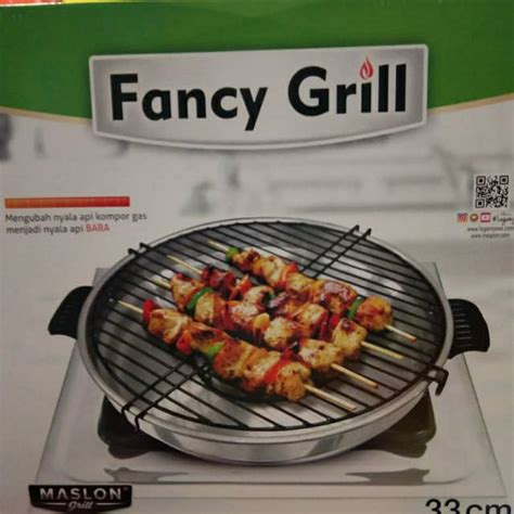 Jual Fancy Grill Maslon 33cm Shopee Indonesia