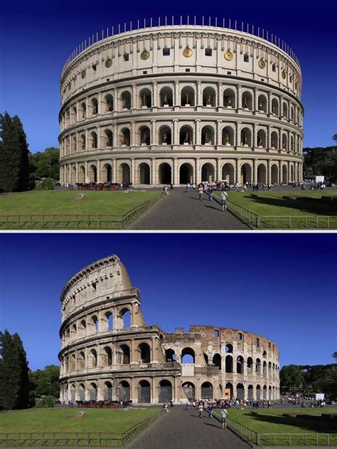 11 Ancient Roman Structures 2000 Years Ago And Now Demilked