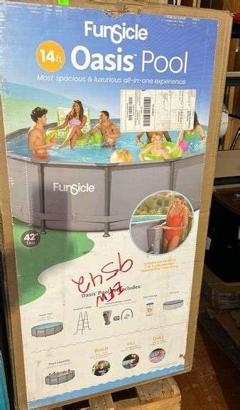Funsicle Oasis Pool 14ft New In Sealed Box Metzger Property
