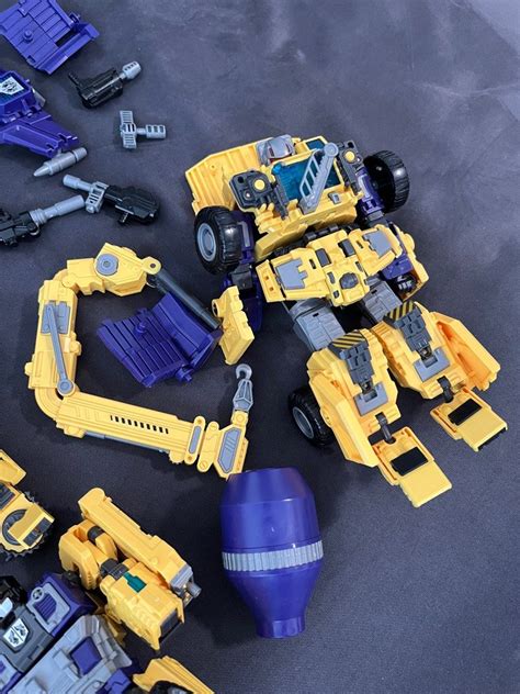 Nbk Devastator Constructicons Transformers Tf Construction Yellow Spare