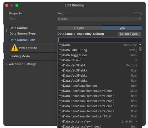 Mini Tutorial Data Binding With UI Builder And C In Minutes Technical Articles Unity