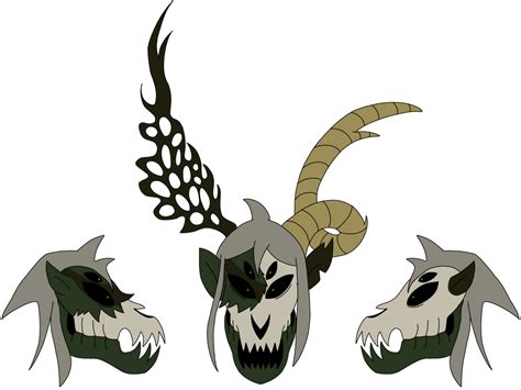 Lich Belos Nowhere King Monster Head Side Views By