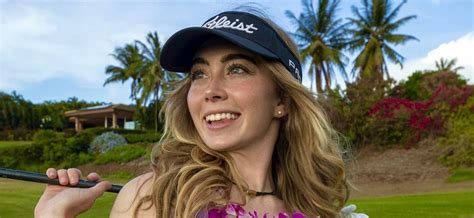 Golfer Grace Charis Puts On A Busty Display In A Tiny Top