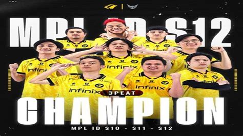 Rekor Menarik Mpl Id S12 Onic Three Peat Rrq Kehilangan Tiket M5