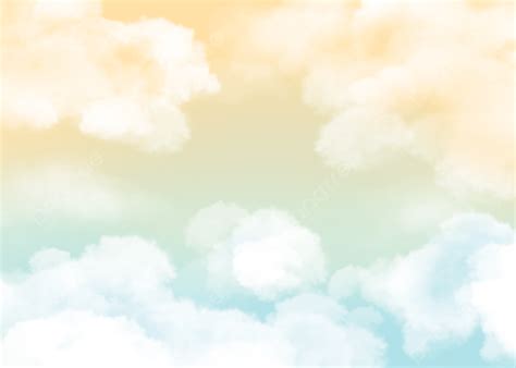 Yellow Blue Gradient Sky Cloud Background Wallpaper Yellow Blue