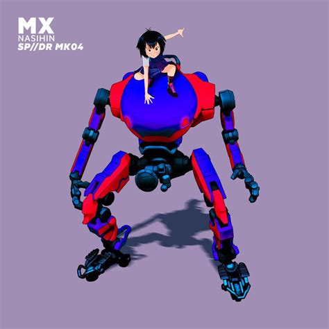 Artstation Peni Parker And Spdr Mk04 Spiderman Into The Spiderverse