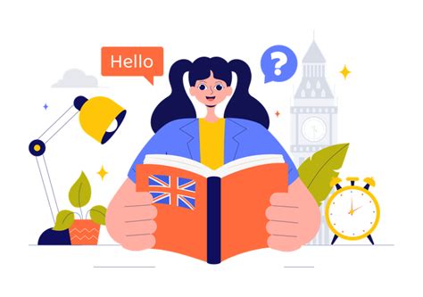 English Language Learning Illustration Pack 12 Free Download School And Education Illustrations