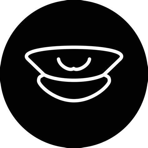 Pilot Hat Vector Icon Design 23314884 Vector Art At Vecteezy