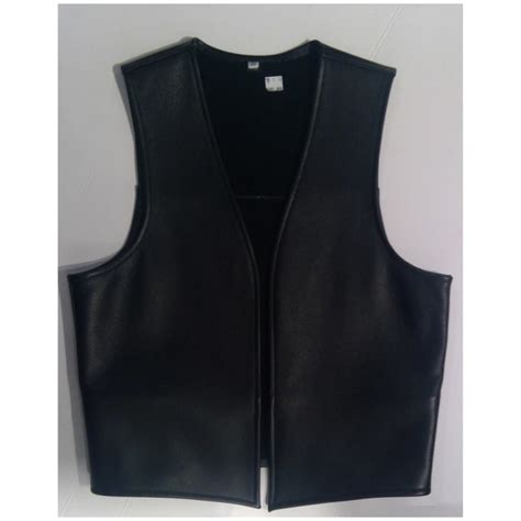 Leather Vest Model 0001 Handmade Ras Distribution Inc