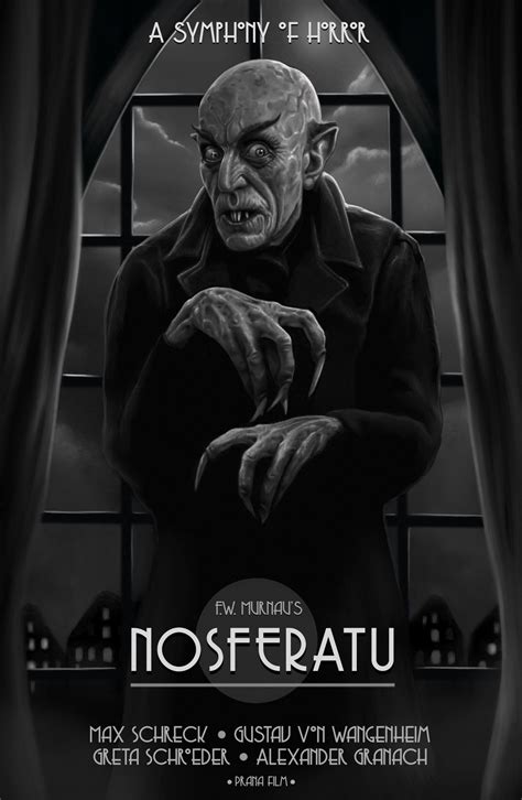 Nosferatu Poster By Nickchargeart Horror Art Classic Horror Movies