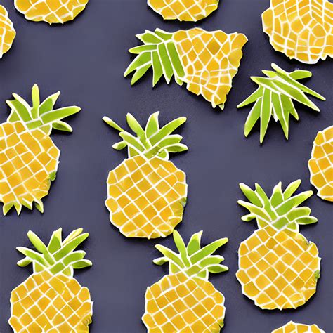Festive Pineapple Pattern · Creative Fabrica