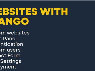 A Complete Python Django Project Upwork
