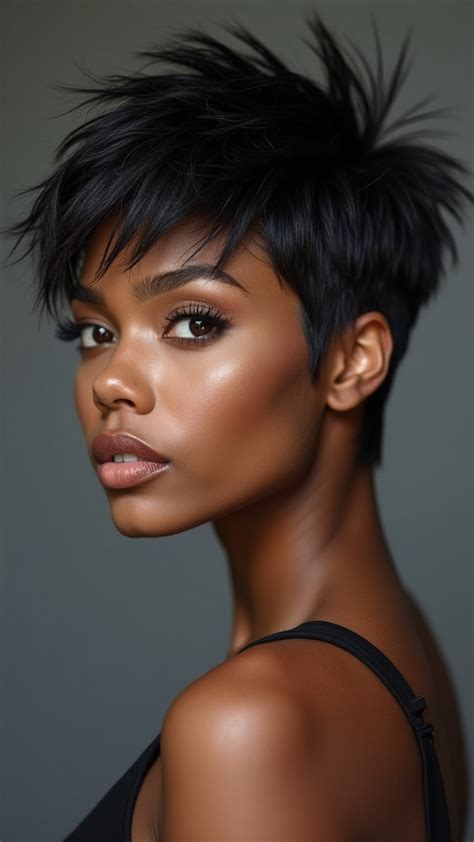11 Spiky Pixie Cuts Black Women Are Loving Now