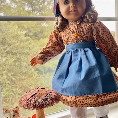 1930s Wrap Around Doll Dress Fits For 18 Inch American Dolls Etsy